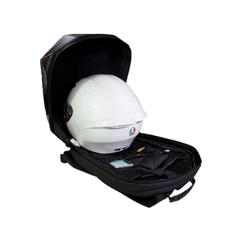 Led Rider Backpack Black Tamaño Grande Carbon