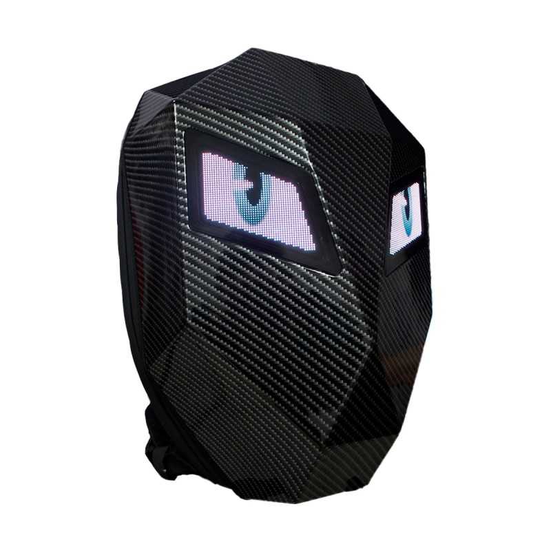 Led Rider Backpack Black Tamaño Grande Carbon