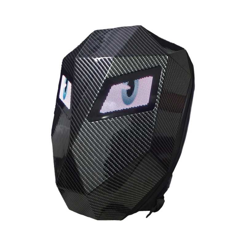 Led Rider Backpack Black Tamaño Grande Carbon