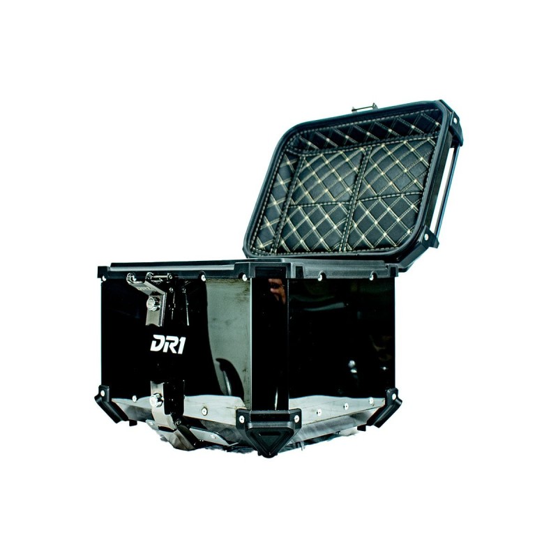 MALETERO CUADRADO DR1 ALU PRO ACERO 45 LT NEGRO